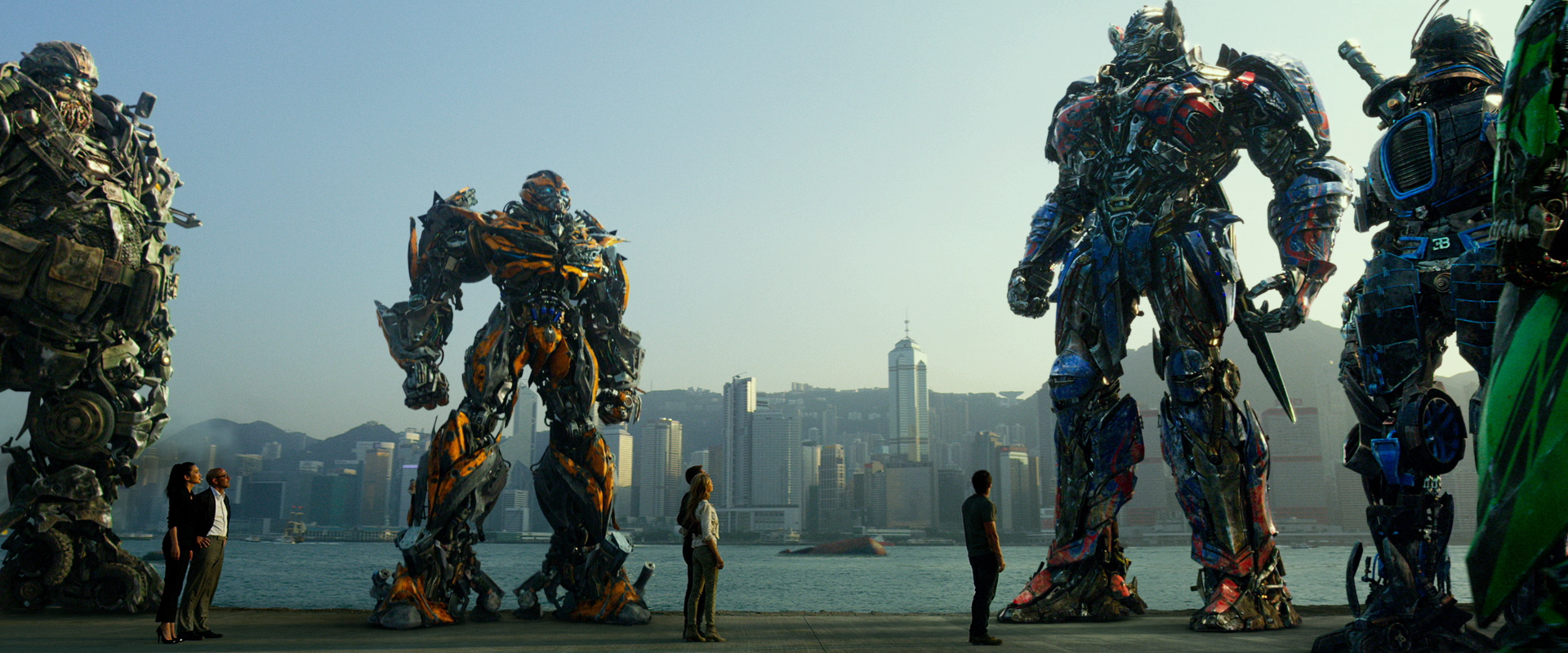 More Official Stills From Transformers 4 Age of Extinction Robots Mark Wahlberg Nicola Peltz Li Bingbing More